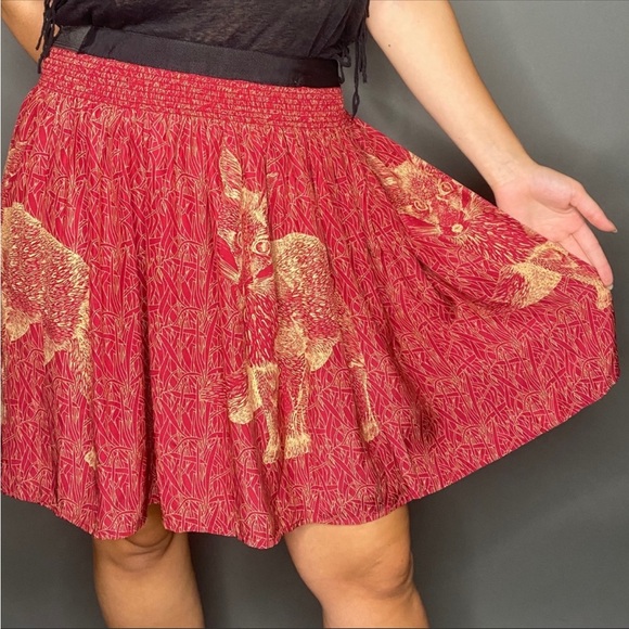 Corey Lynn Calter | Skirts | Anthro Corey Lynn Calter Silk Fox Skirt ...
